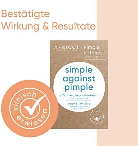 APRICOT Pimple Patches - Hydrocolloid Acne Treatment - 72 Invisible ...