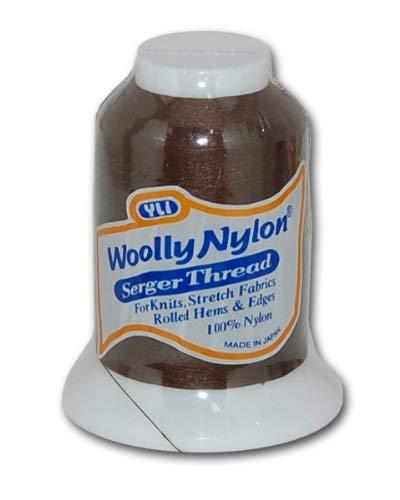 Woolly Nylon Brown Thread 078 - 1km Spool for Sewing and Crafts | Buy ...