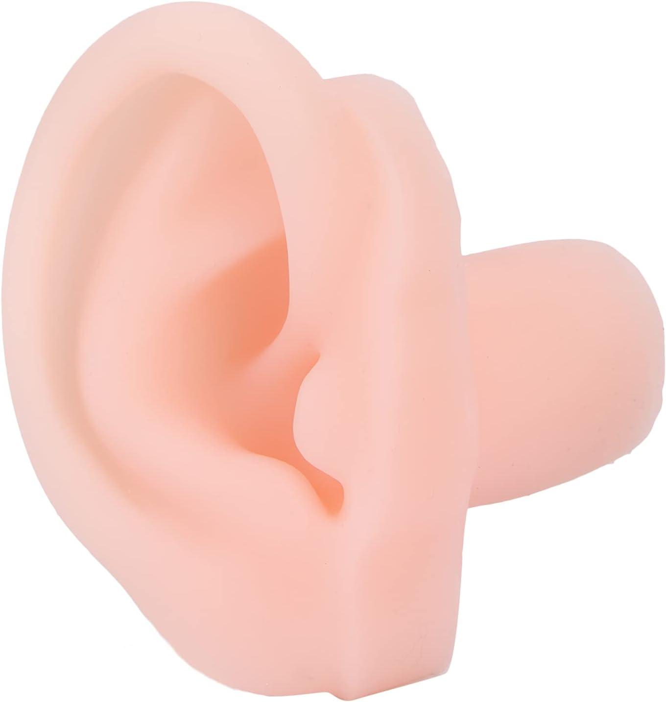Professional Soft Silicone Fake Ear Model - Multifunctional Left Human Ear Display Tool | Buy ...