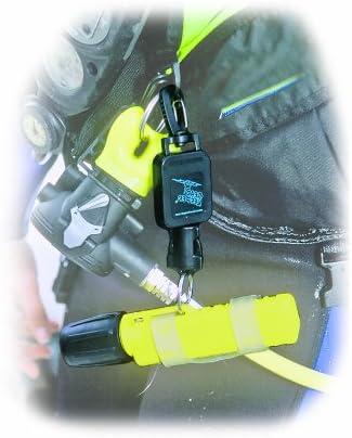 Gear Keeper Small Scuba Flashlight Retractor Mount Combo by Hammerhead ...