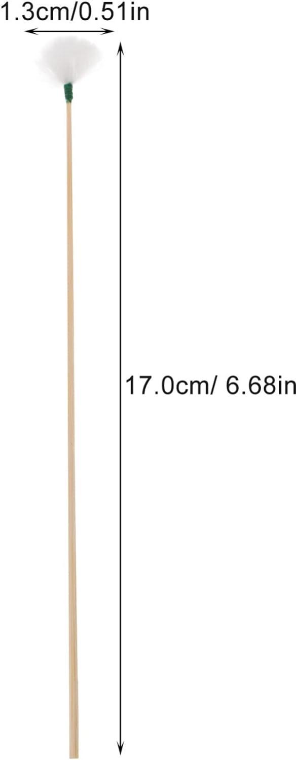 20pcs Bamboo Ear Cleaning Sticks | Goose Feathered Wood Ear Picks ...