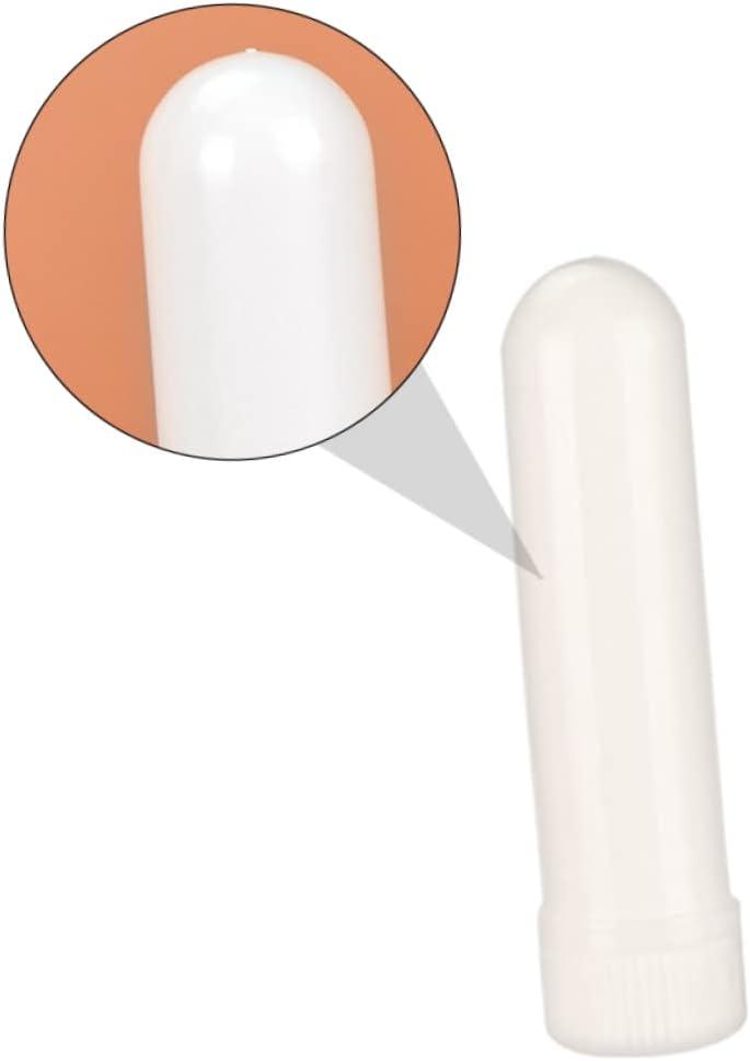 Hemoton 5pcs Peppermint Essential Oil Nasal Inhaler Tubes - White ...