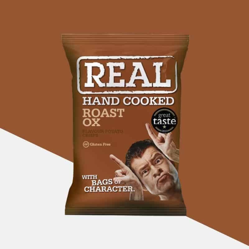 Gharana Swaad ka Khazaana Real Hand Cooked Roast Ox Crisps 35gm (Pack ...