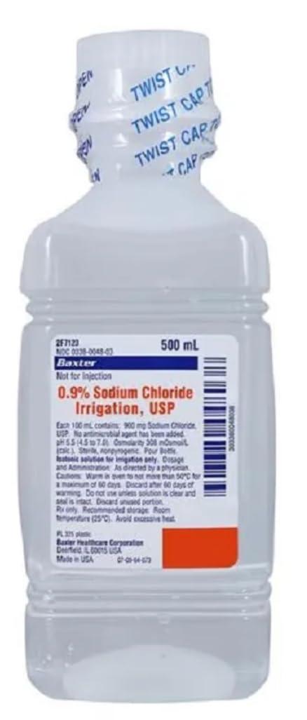 Saline Solution 0 9% Sodium Chloride Irrigation 500mL | Buy Now with Express International ...