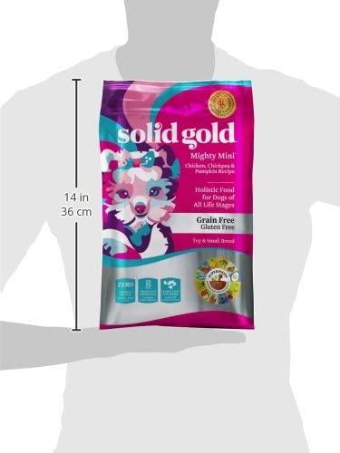Solid Gold Mighty Mini Grain-Free Dog Food with Probiotics - Ideal for ...