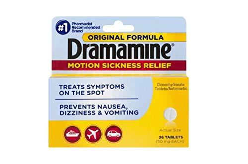 Dramamine Original Formula 36 Tablets - Motion Sickness Relief | Buy ...
