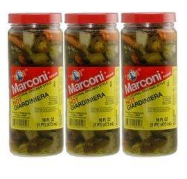 Marconi Original Chicago Style Hot Giardiniera 16oz - Pack of 3 | Buy ...