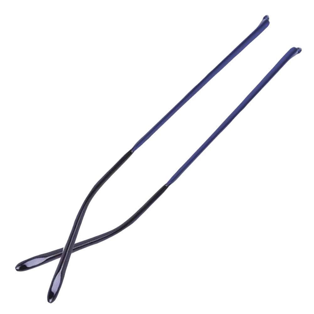 DookAa Vintage Eyeglass Temples - 1 Pair Metal Frame Blue Replacement ...
