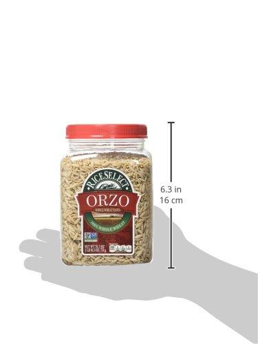 RiceSelect Whole Wheat Orzo Pasta 1.66 lb - Non-GMO, Vegan - Pack of 1 ...
