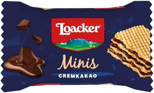 Loacker Minis Crispy Wafers Hazelnut Vanilla Biscuits Chocolate 80 ...