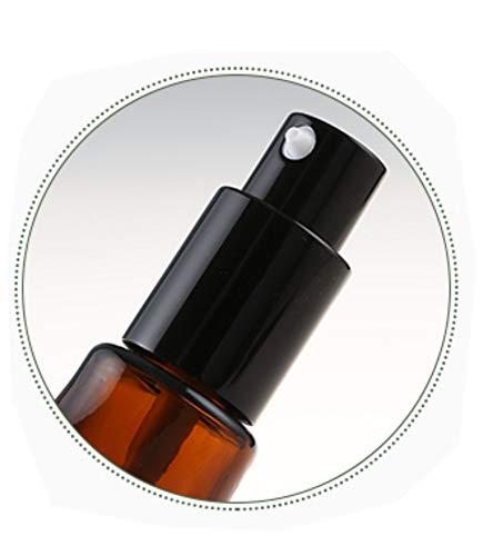 Buy Refillable Amber Glass Pump Bottles with Black Pump - 30ml | 2 Pack ...