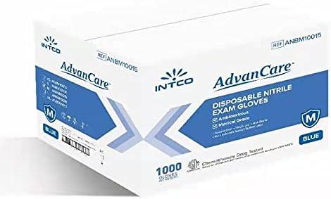 ADVANCARE Disposable Nitrile Medical Gloves - Blue, Small | Chemo Rated ...