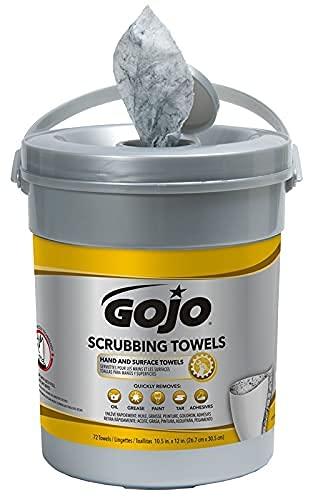 Gojo Dual Textured Scrubbing Wipes - 72 Count Canister | Buy Now with ...
