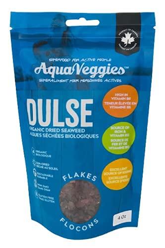 Organic Atlantic Dulse Flakes 4 oz - Hand-Harvested & Sun-Dried - Rich ...