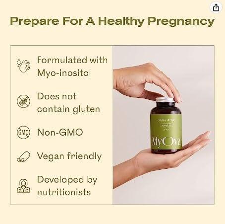 MyOva Preconception - Fertility Boosting PCOS Supplement - 30-Day ...