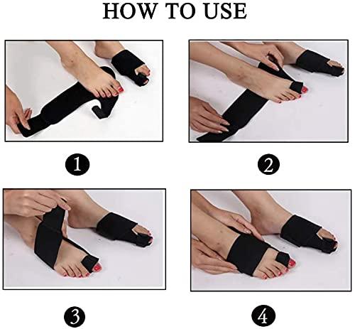 Verve Jelly Bunion Corrector - Day & Night Relief for Hallux Valgus Bunion Pain and Flat Feet ...