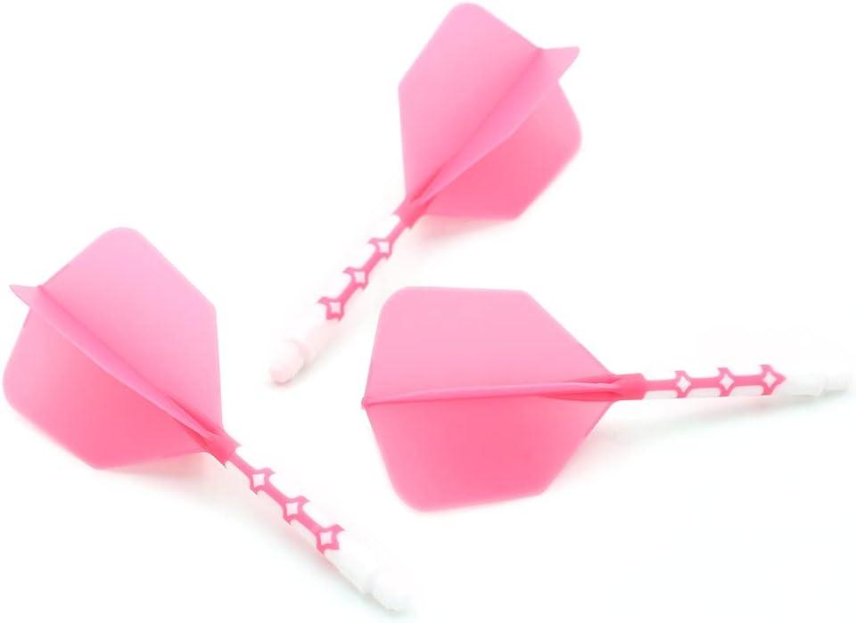 CUESOUL ROST T19 33mm Big Wing Dart Shaft & Flights - Pink Flight, No ...
