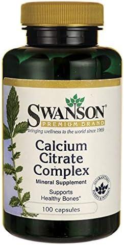 Swanson Calcium Citrate Complex 250mg - Bone, Muscle, Nerve Health ...