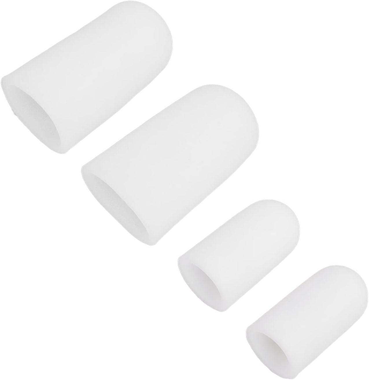 10 Pairs Silicone Toe Protectors Sleeves for Ingrown Toenails, Corns ...