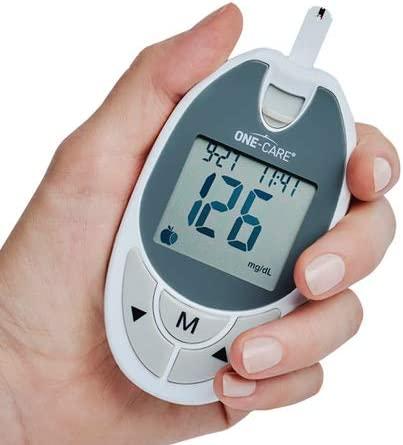 ONE-CARE Diabetes Testing Kit - Glucose Monitor System with 10 Test ...