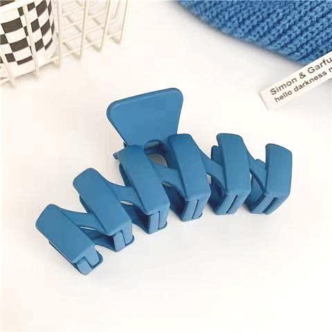 YOOOYOOO Blue Hair Claw Clips - Lightweight Big Strong Hold for All ...