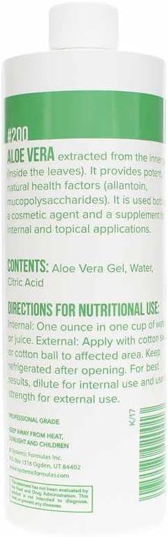 Systemic Formulas AO Aloe Vera 16 Fl Oz BioExtract 200. 3-4x ...
