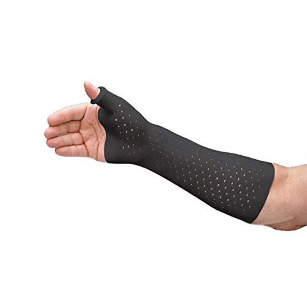 Rolyan AquaForm Zippered Wrist & Thumb Spica Splint - Charcoal Short ...