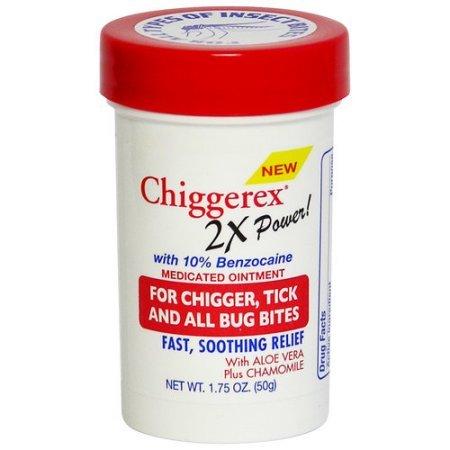 Chiggerex 2X Power Medicated Ointment 1.75 Oz - Fast Relief for Insect ...