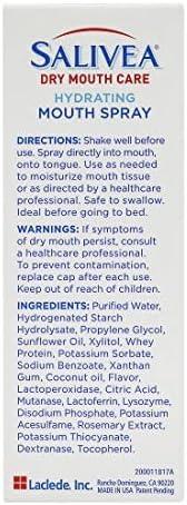 SALIVEA Extra Gentle Dry Mouth Spray - Natural Salivary Enzymes ...