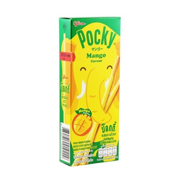 Glico Pocky Choco Mango Flavour Biscuit Sticks 25 g | Buy Now with ...