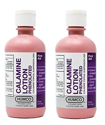 HUMCO Calamine Lotion 2 Pack - Soothing Relief for Itchy Skin - 2 Count