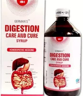 German Homeo Care & Cure Digestion Syrup (125ml)/Constipation/Gastritis ...