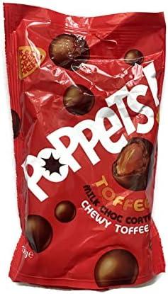Poppets Toffee Milk Chocolate & Chewy Toffee 4 Bag Bundle | Buy Now ...