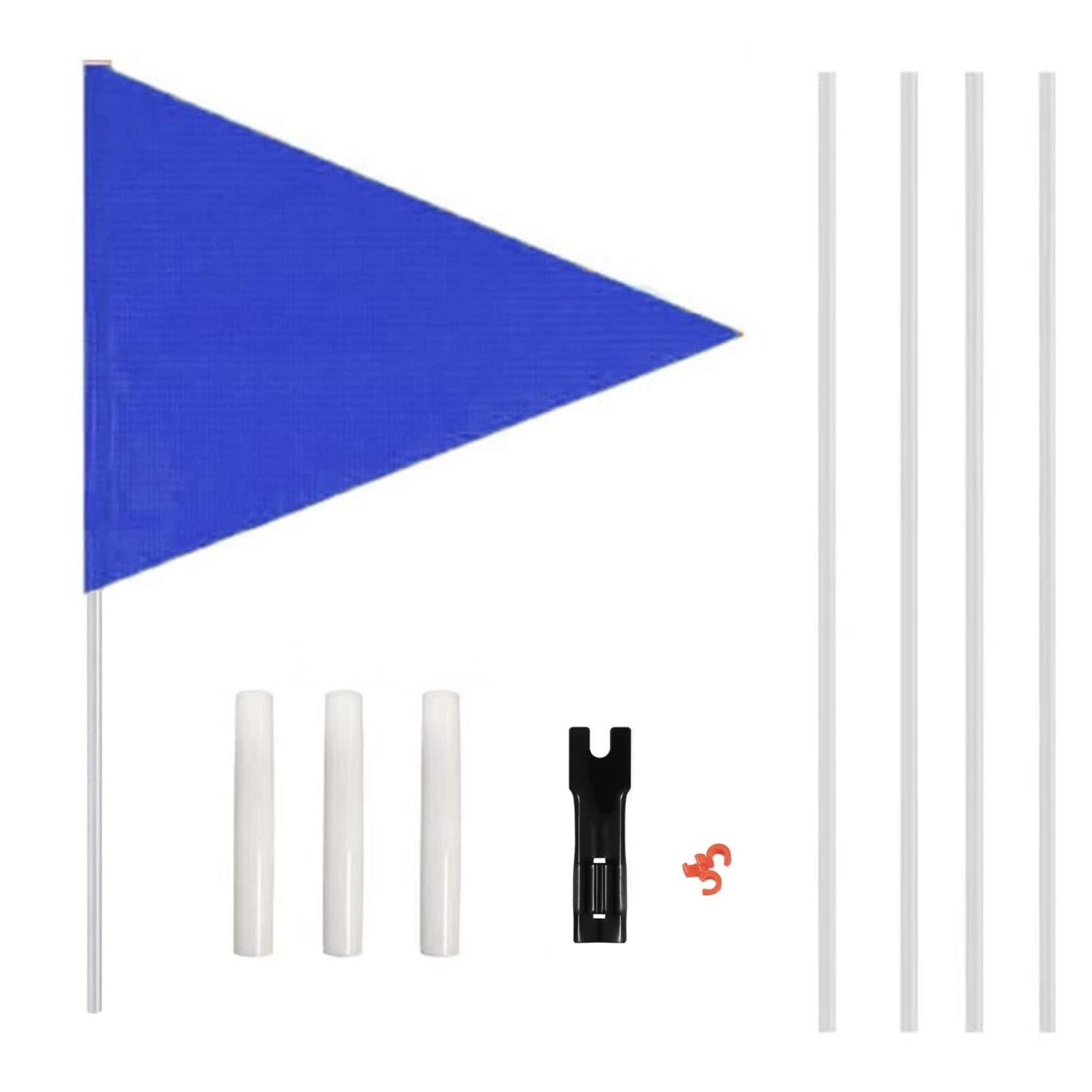 Bike Safety Flag - Blue Fiberglass Pole for Bicycles & ATVs | Buy Now ...