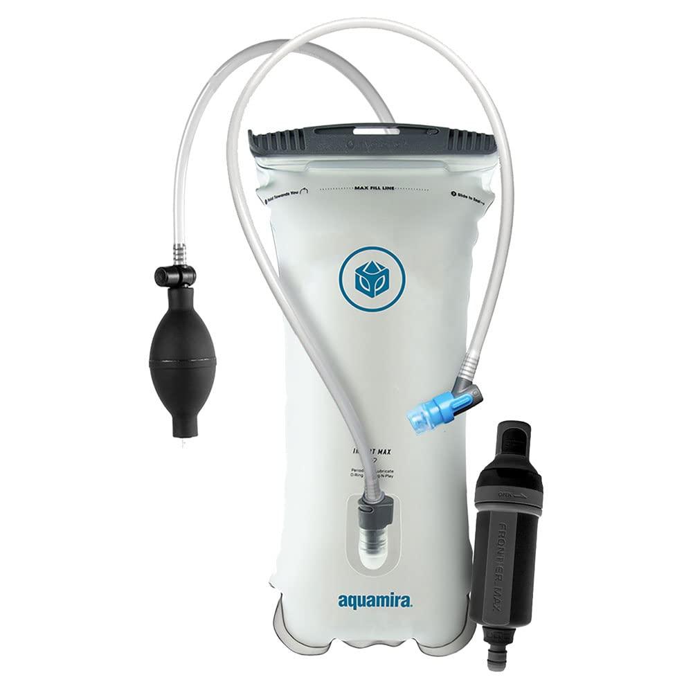 Aquamira Pressurized Hydration Reservoir 3L - Leakproof Water Bladder ...