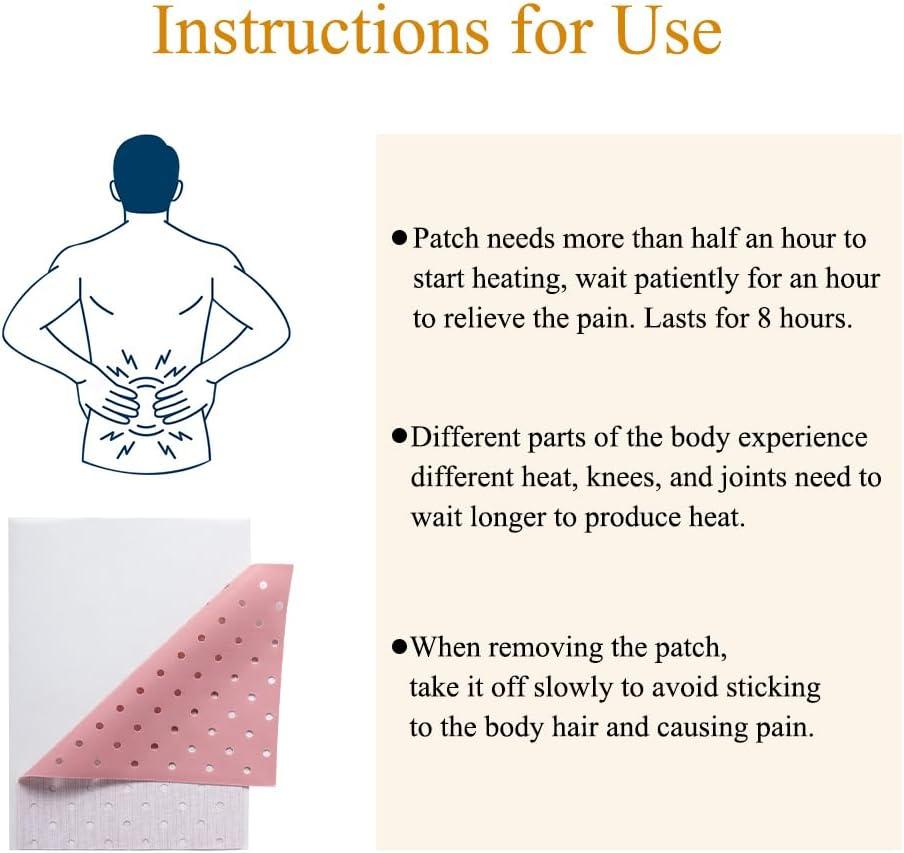 24 Pcs Capsicum Plaster for Pain Relief (7.09 x 4.72 in) - Large Porous ...