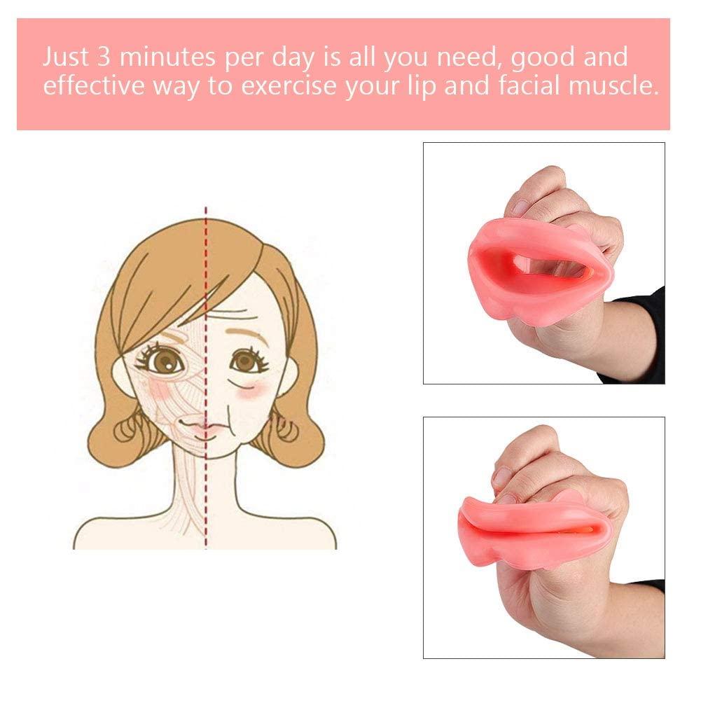 Face Slimmer Kit - Premium Silicone Lip Trainer for Facelifting & Anti ...
