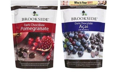 Brookside Dark Chocolate Pomegranate & Acai Blueberry Candy - 32oz Bags ...
