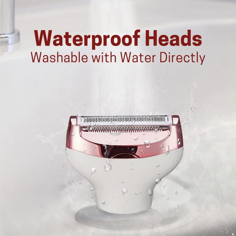 Vacto Electric Razor for Women - 4-in-1 Body Hair Removal & Trimmer ...