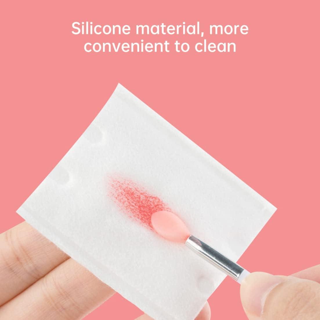 Silicone Lip Brushes Mini Lip Scrub Brush Reusable Lip Balm Applicators ...
