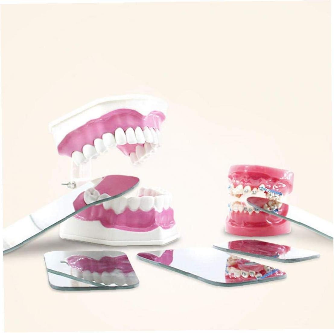 Canjerusof Dental Intraoral Mirror Set - 5pcs Mouth Photography ...