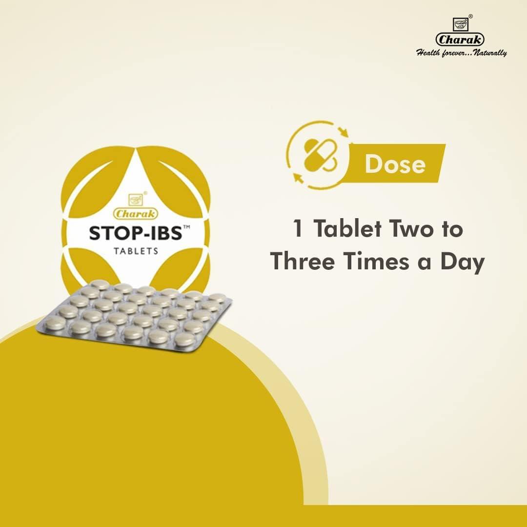 Charak Pharma Stop-IBS Tablet | Relief for Irritable Bowel Syndrome ...