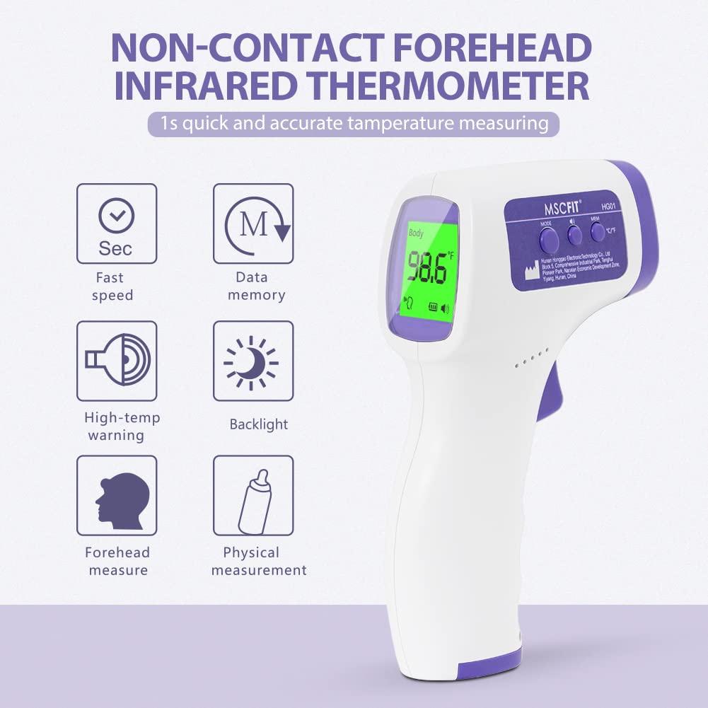 Non-Contact Digital Forehead Thermometer | Instant Accurate Infrared ...