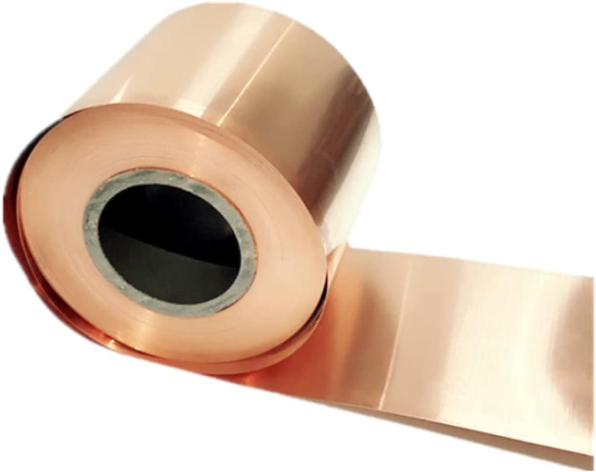 YebiO Pure Copper Tape Copper Skin Copper Foil Copper Skin Copper Sheet ...