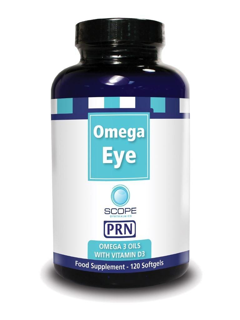 PRN Omega Eye - Omega 3 Oil with Vitamin D3 Nutritional Supplement (120 ...
