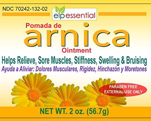 ELP ESSENTIAL Arnica Ointment Pomade 2 oz - 2 Pack 2 Ounce (Pack of 2)