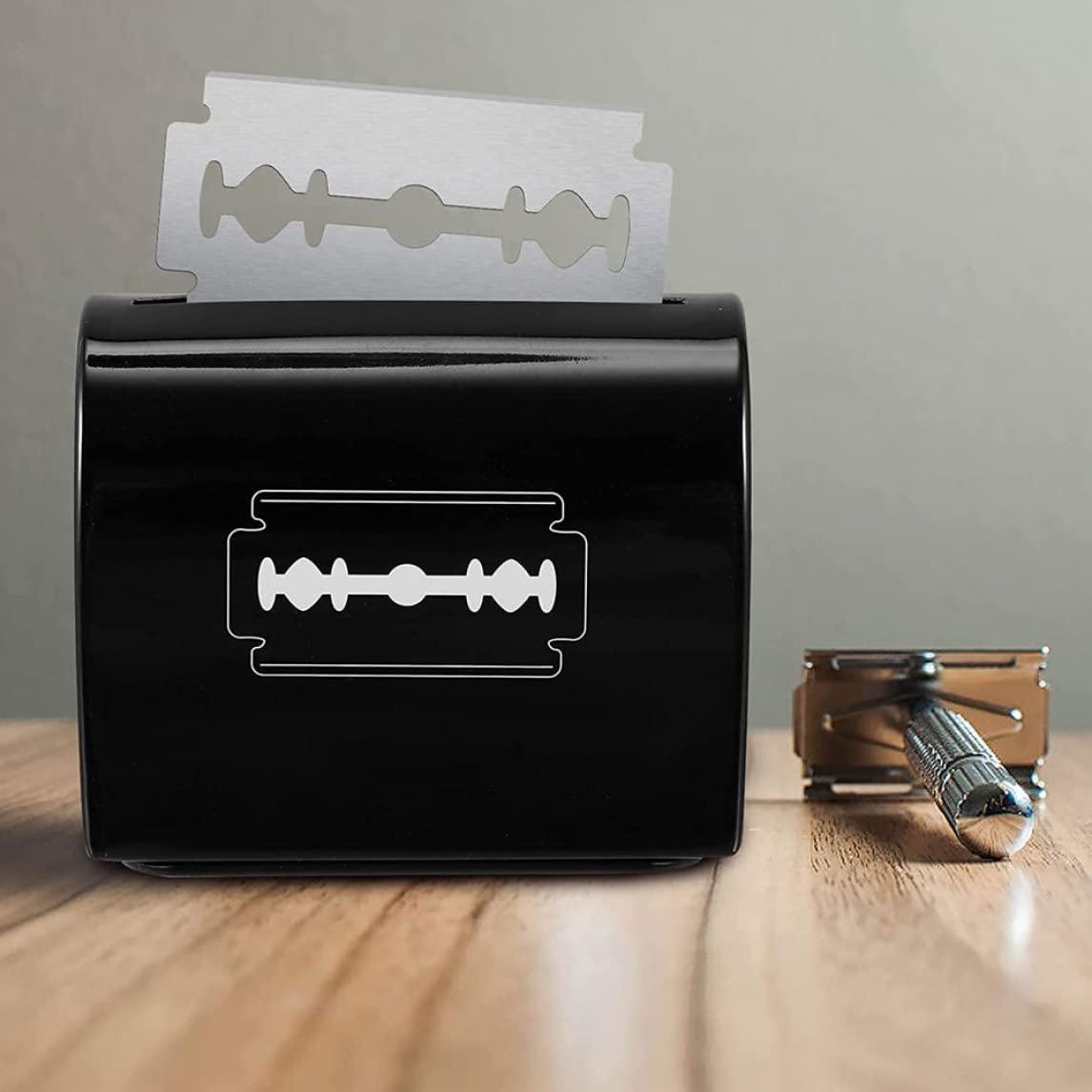 Eco-Friendly Razor Blade Disposal Bank | Safe Storage for Razor Blades ...
