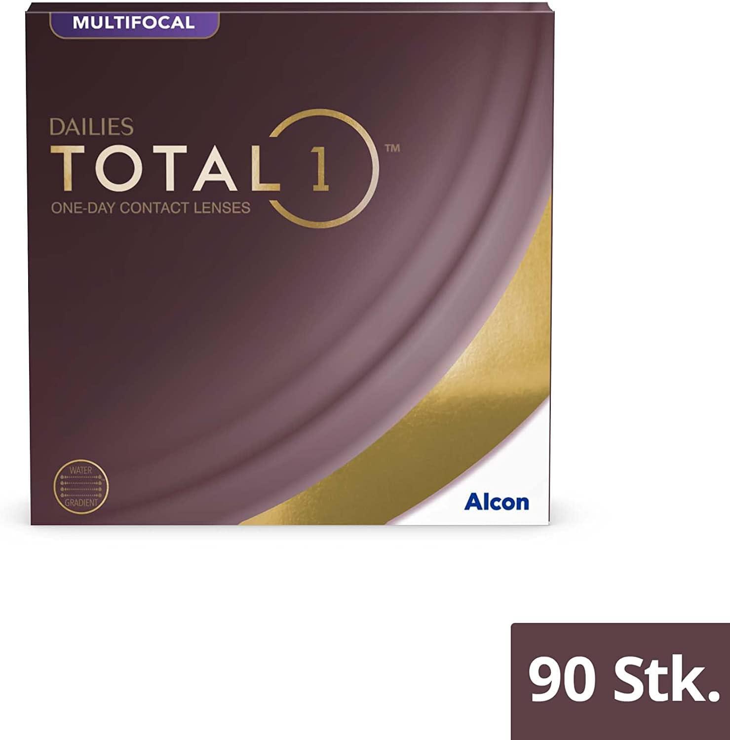 Dailies Total 1 Multifocal Daily Lenses - 90 Pieces BC 8.6mm Dia 14.1mm ...
