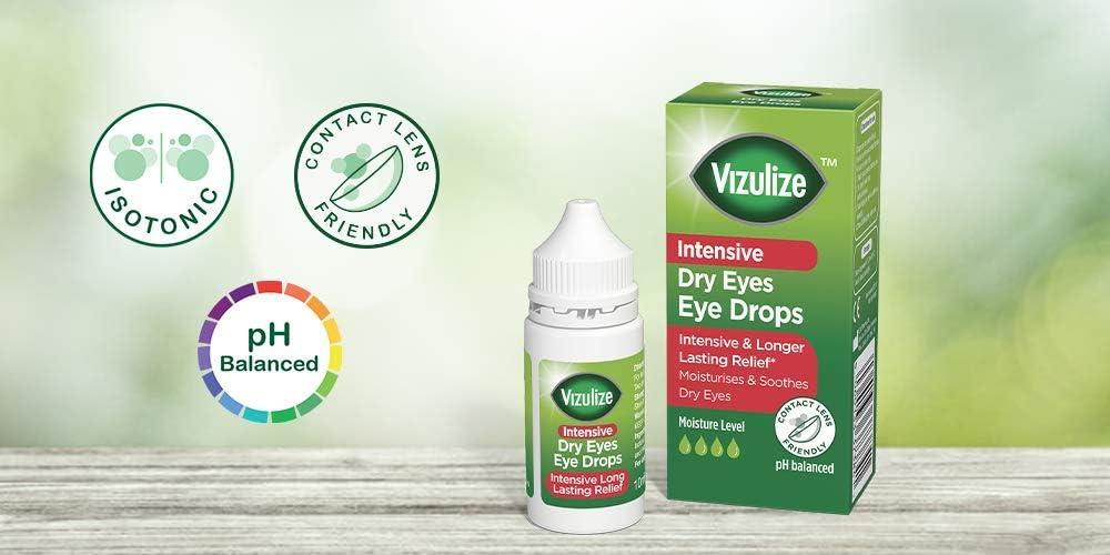 Vizulize Intensive Dry Eye Drop 10ml - Long-Lasting Relief for Dry, Irritated Eyes | Buy Now ...