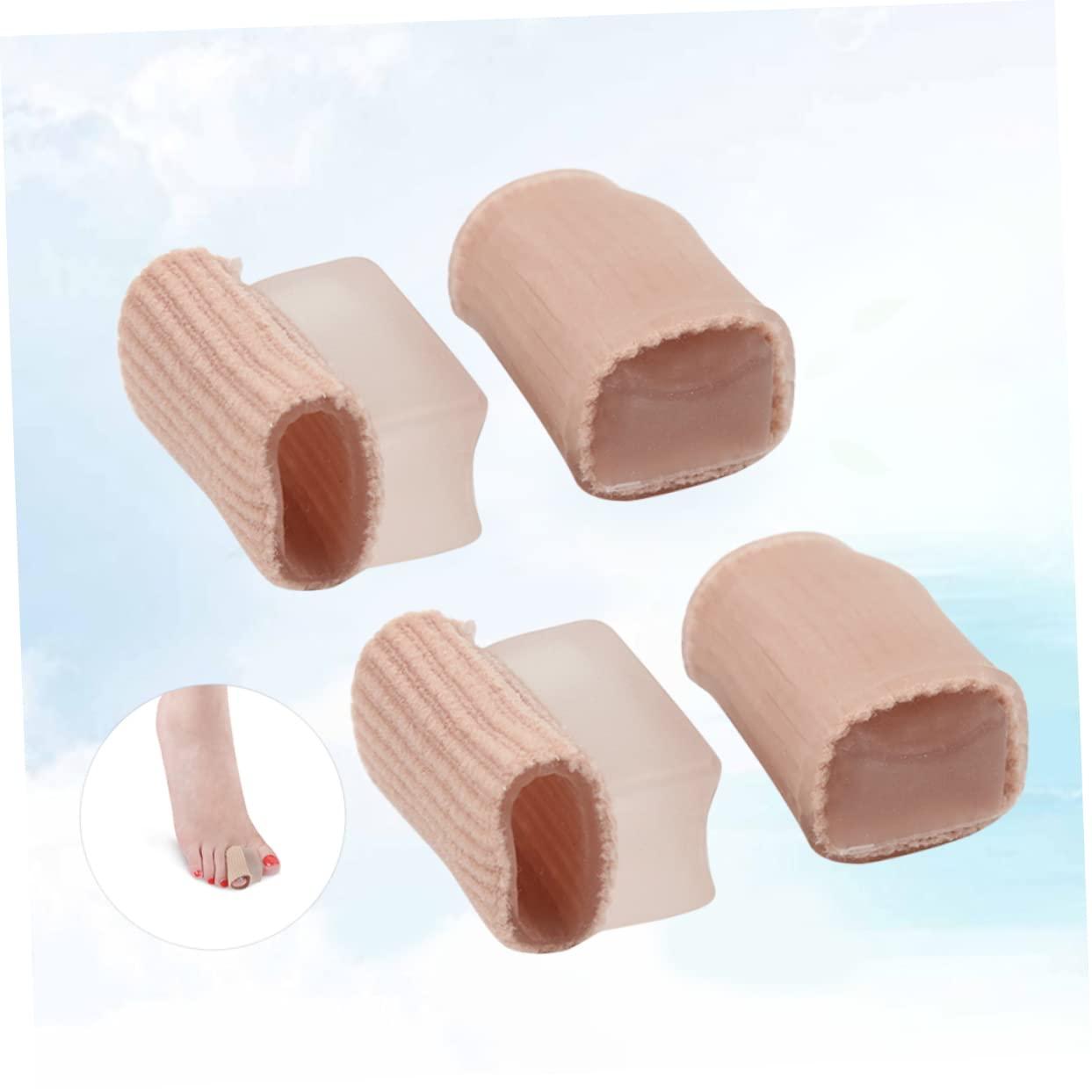 JEWEDECO Toe Separators for Overlapping Toes - 4 Pcs Cushioned Toe ...